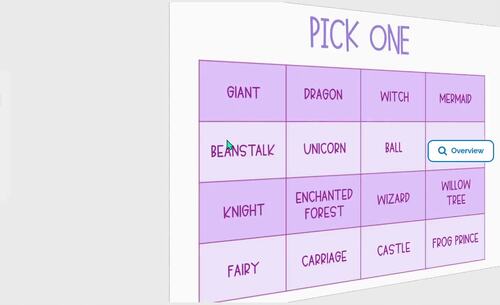 Fairy Tale Theme Gross Motor Movement Game | Boom Cards Deck by A Pedi PT