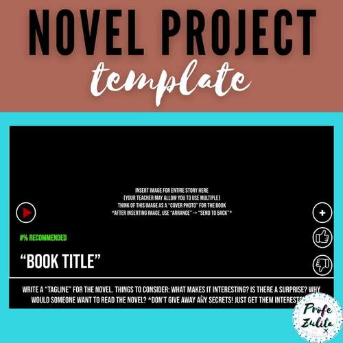 Spanish / English Novel Summary Project - ANY Chapter Book Reading ...