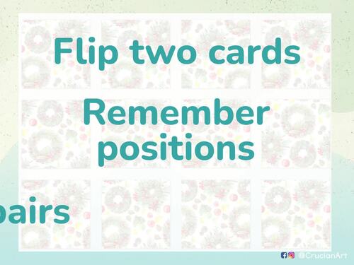 Christmas Memory Game | Visual Matching Cards & Concentration Holiday ...