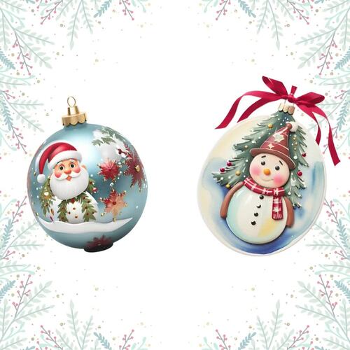 Christmas Elves Red & Green Watercolor Clipart, Transparent PNG ...