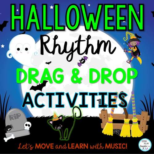Halloween Rhythm Activities: Mixed Levels, Google Slides, Video | TpT