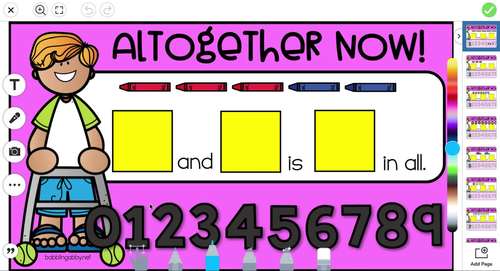 Number Sentence Prep Digital Activity for Google Slides™ and Seesaw™ | Math