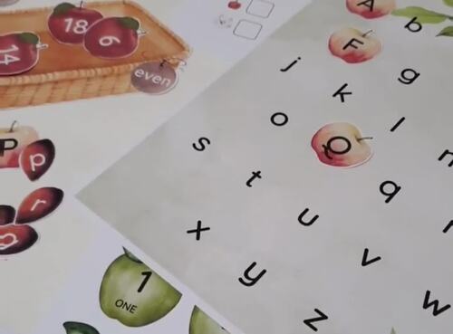 Apple Activity Pack, Apple Life Cycle, Color Sorting, Odd and Even Numbers