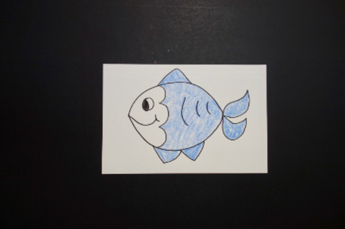 Let's Draw a Big BLUE Fish! (Colors) by Patty Fernandez Artist | TPT
