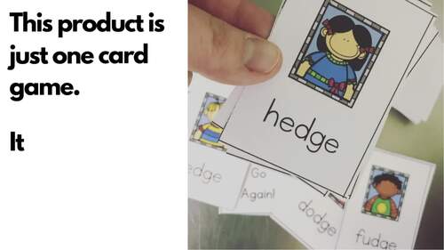 all and al Decodable Phonics Card Game for Reading Fluency Practice Centers