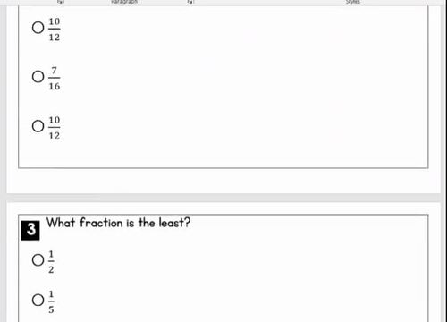 4th Grade EnVision Assessment -Topic 8 (Fraction Equivalence) 4.NF.A.1 ...