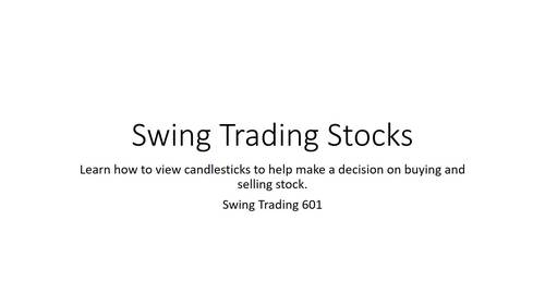 Swing Trading Stock 601 by Jim Kay | TPT
