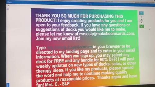 SPEECH THERAPY BOOM CARDS: Break Cards (40 Different Ones with 3 Tokens ...