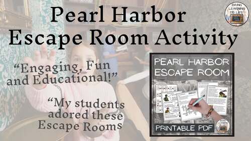 Attack on Pearl Harbor Escape Room | Social Studies & History Activity