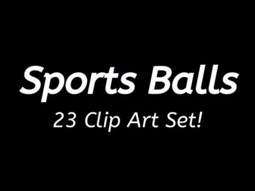Sports Balls Clip Art Set {Clipart for Teachers} | TPT