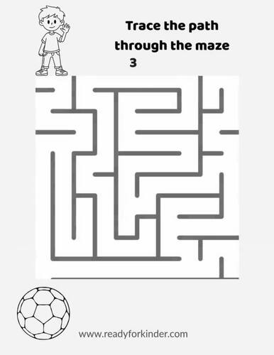 Mazes & Tracing Practice for Preschool & Kindergarten Readiness | TPT