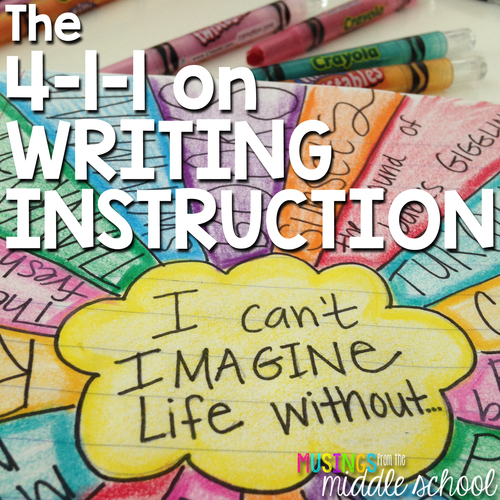 The 4-1-1 on Writing Instruction by Musings from the Middle School