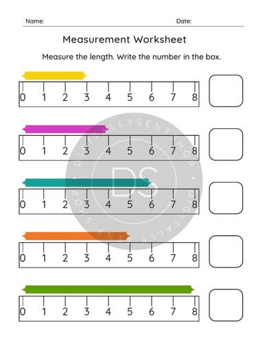 Measuring Length Worksheets | Compare & Measure Objects | Kinder-Grade 1-3
