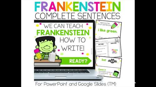 Halloween Writing Complete Sentences | Halloween Directed Drawing ...