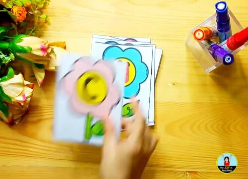 Spring Alphabet and Numbers Flashcards by The Joy in Teaching | TPT