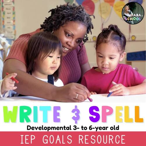 Writing and Spelling IEP goals and objectives tracking for Special ...