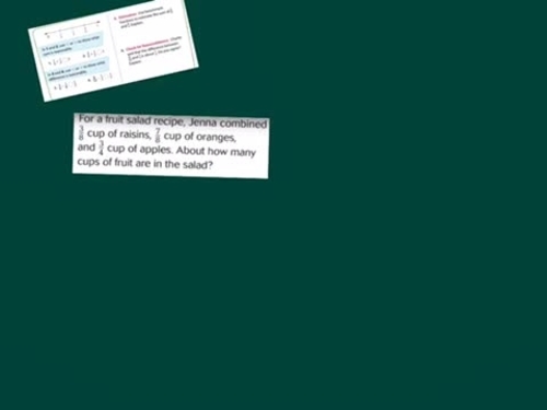 Estimating Sums & Differences Using Benchmark Fractions- Part 2 by ...