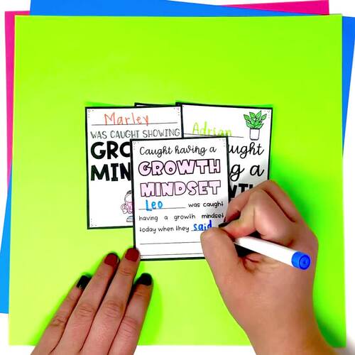 Growth vs Fixed Mindset Sort Game Scenarios Lessons and Resiliency Activity