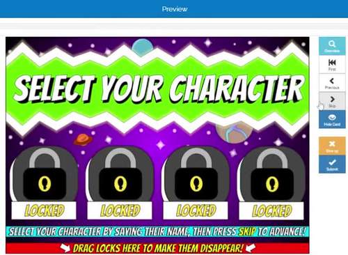 ArticuLarry's Space Race: /r/ Edition Articulation Boom Cards Game