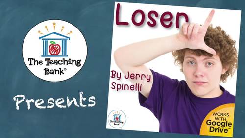 Loser Novel Study Book Unit by The Teaching Bank | TpT