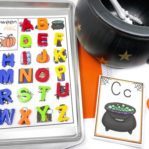 Halloween ABC Letter Sound Match by Turner Tots | TpT