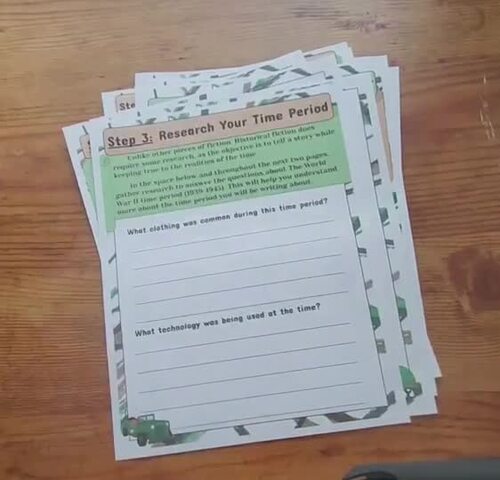 Fiction Writing | My WWII Historical Fiction Story Student Packet For ...