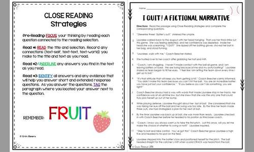 May Close Reading Passages with Comprehension Questions | TPT