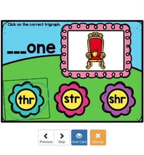 Boom Cards - Spring Trigraphs by To Teach A Mockingbird | TPT