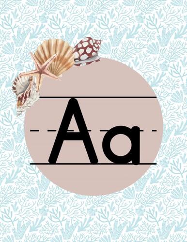 Neutral Coastal Gran Themed Alphabet Letter Posters by Ms Beh in K