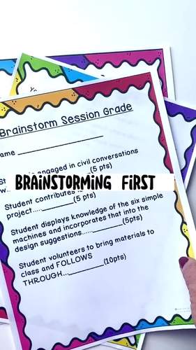 Rube Goldberg STRUCTURED STEM PROJECT with ASSESSMENT Rubrics Energy ...