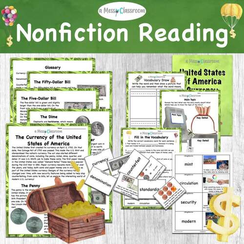 World Currencies: The United States Dollar Classroom Economy Printable ...