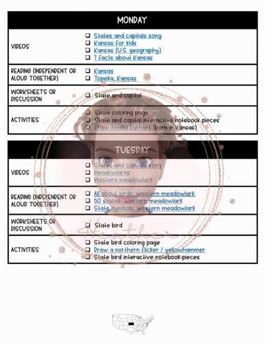 Kansas State Unit Study | Capital, Bird, Flower, Flag, Animal | State ...