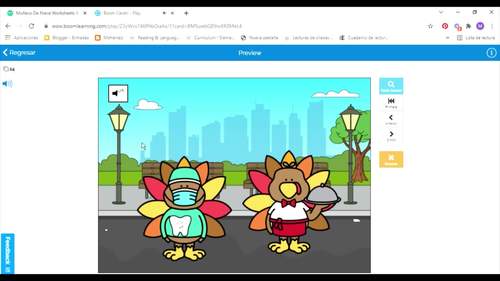 Boom Cards Community Helpers | Turkey jobs | Thanksgiving Distance Learning