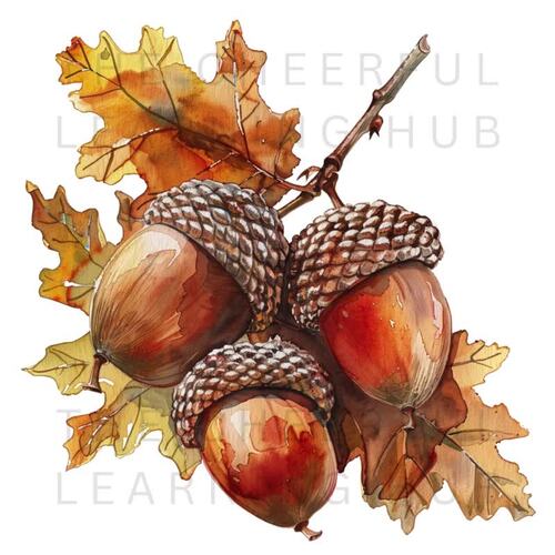 Fall Clipart | 38 PNG Watercolor Autumn Trees Leaves & Nature ...