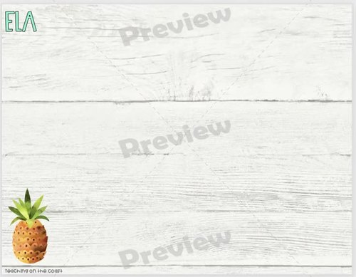 Meet the Teacher Slides: Pineapples & Shiplap | Google & PowerPoint BTS