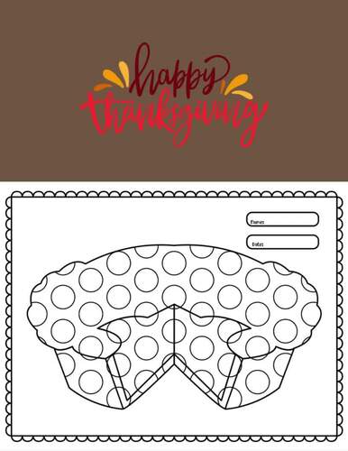 Thanksgiving Pie Do-a-Dot and Pop Art Activity – Creative Fun! by ...