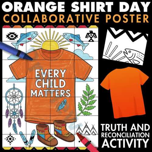 Orange Shirt Day Collaborative Poster Activity Truth and Reconciliation ...
