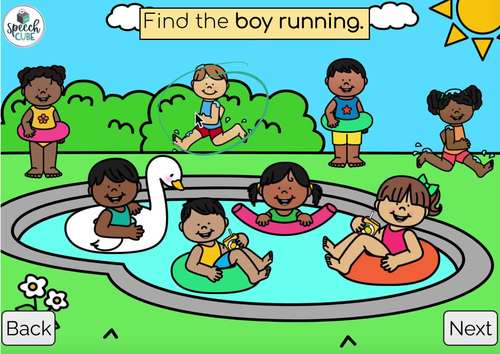 Backyard Summer Fun: Listening for Critical Elements - Boom Cards