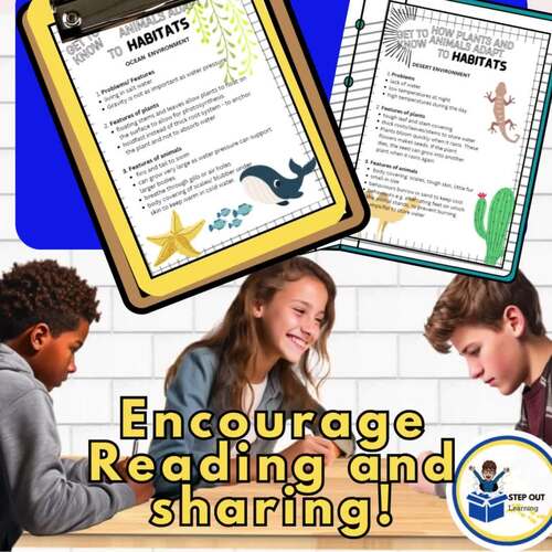 Animal habitat activity; Research animal adaptation worksheet | TPT