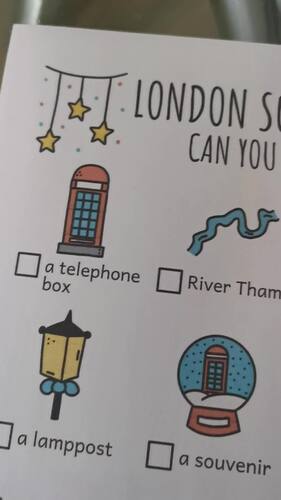 London Scavenger Hunt For Kids, Travel City Trip Treasure Hunt, UK Vacation