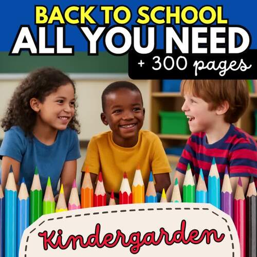 Kindergarten Back to School Activities | SEL & Early Literacy ...