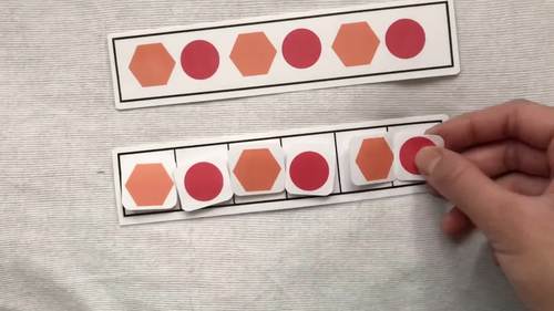 Shapes Pattern Cards | Pattern Strips | Preschool Pattern Activity