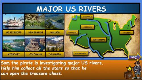 USA Major Rivers Unit Bundle: Presentation| Drag & Drop | Puzzles ...