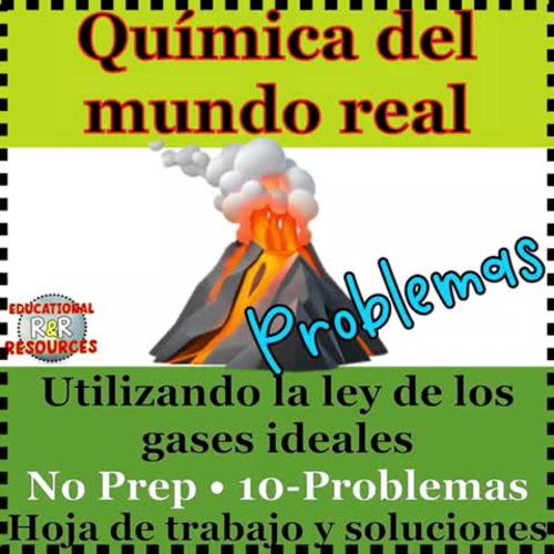 Química No Prep ley de gases ideales Soluciones incluidas (Spanish Only)