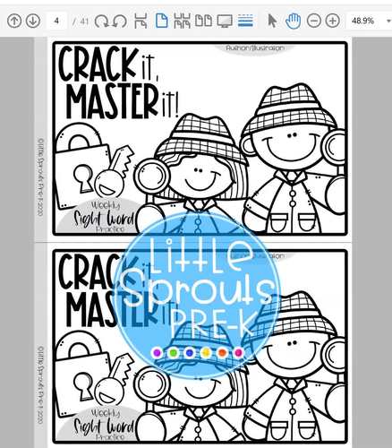 The Ultimate Sight Word Book for Little Learners Easy Peasy | TpT