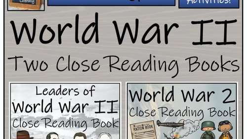 World War II Close Reading Comprehension Activity Book Bundle | 5th ...
