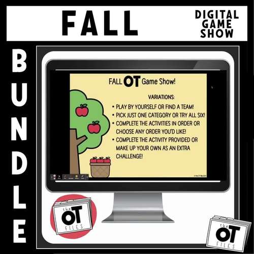 Seasonal OT Game Show BUNDLE by the OT files | TPT
