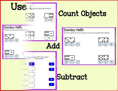 Domino Math Activities for Kindergarten & Grade 1 by Aussie Waves