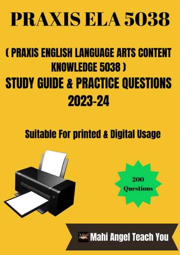 Praxis English Language Arts Content Knowledge 5038 Study Guide 2023-24
