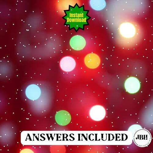 10 Christmas Party Games Bundle - Holiday Games in 2 Sizes, Answers ...